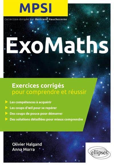 Livres maths en prépa maths sup MPSI, PCSI, PTSI, BCPST, MP2I