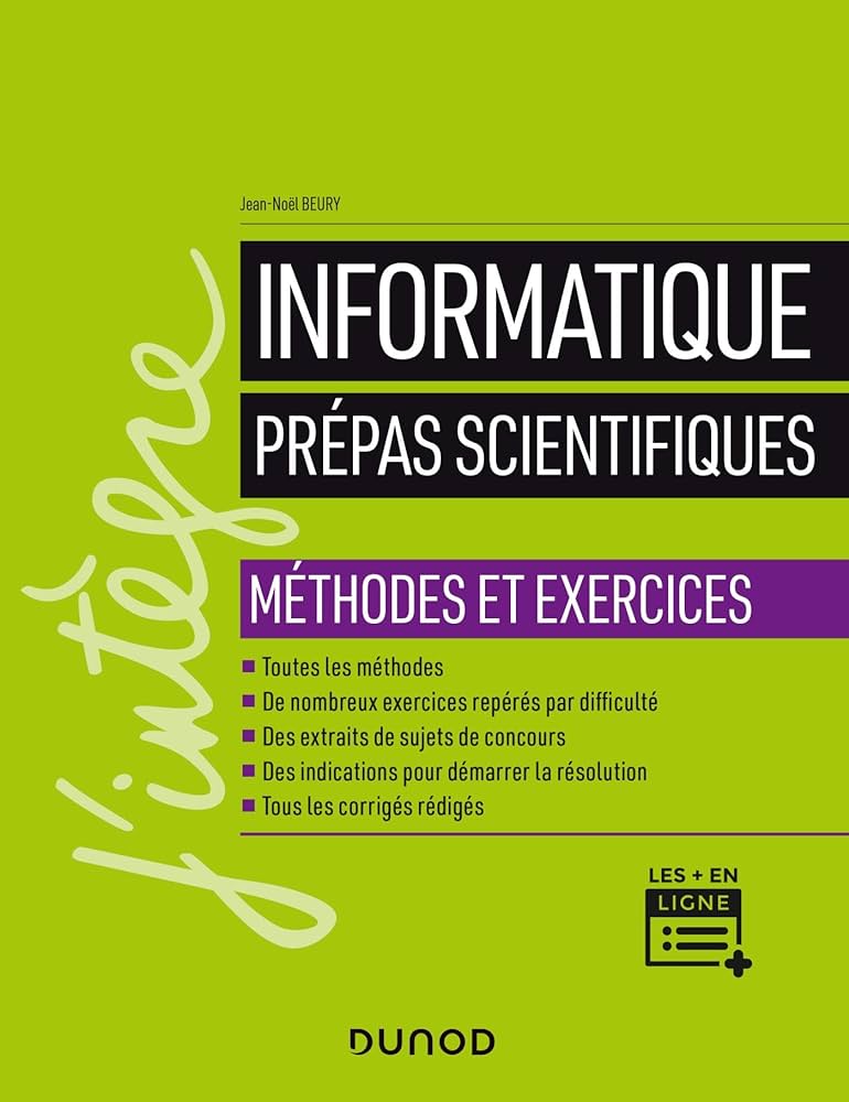 Meilleurs livres pour travailler l'informatique en prépa scientifique