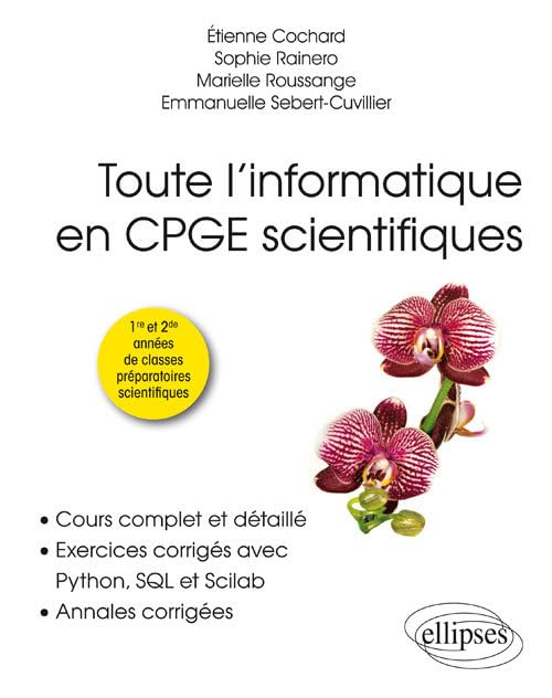 Meilleurs livres pour travailler l'informatique en prépa scientifique